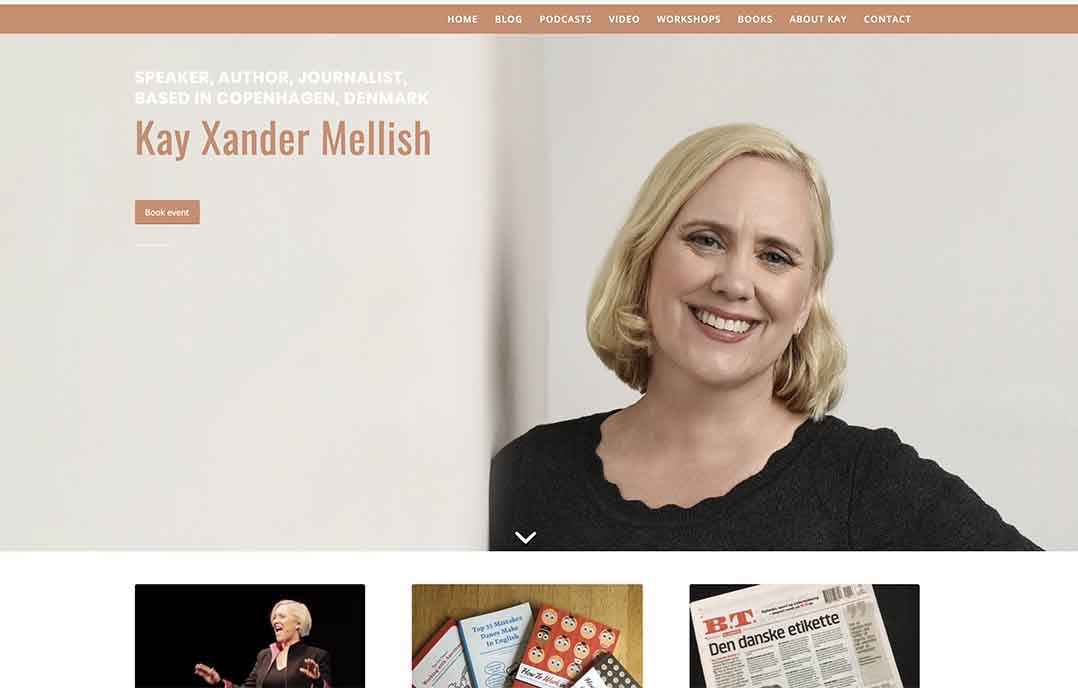 Kay Xander Mellish, keynote speaker on Denmark working culture