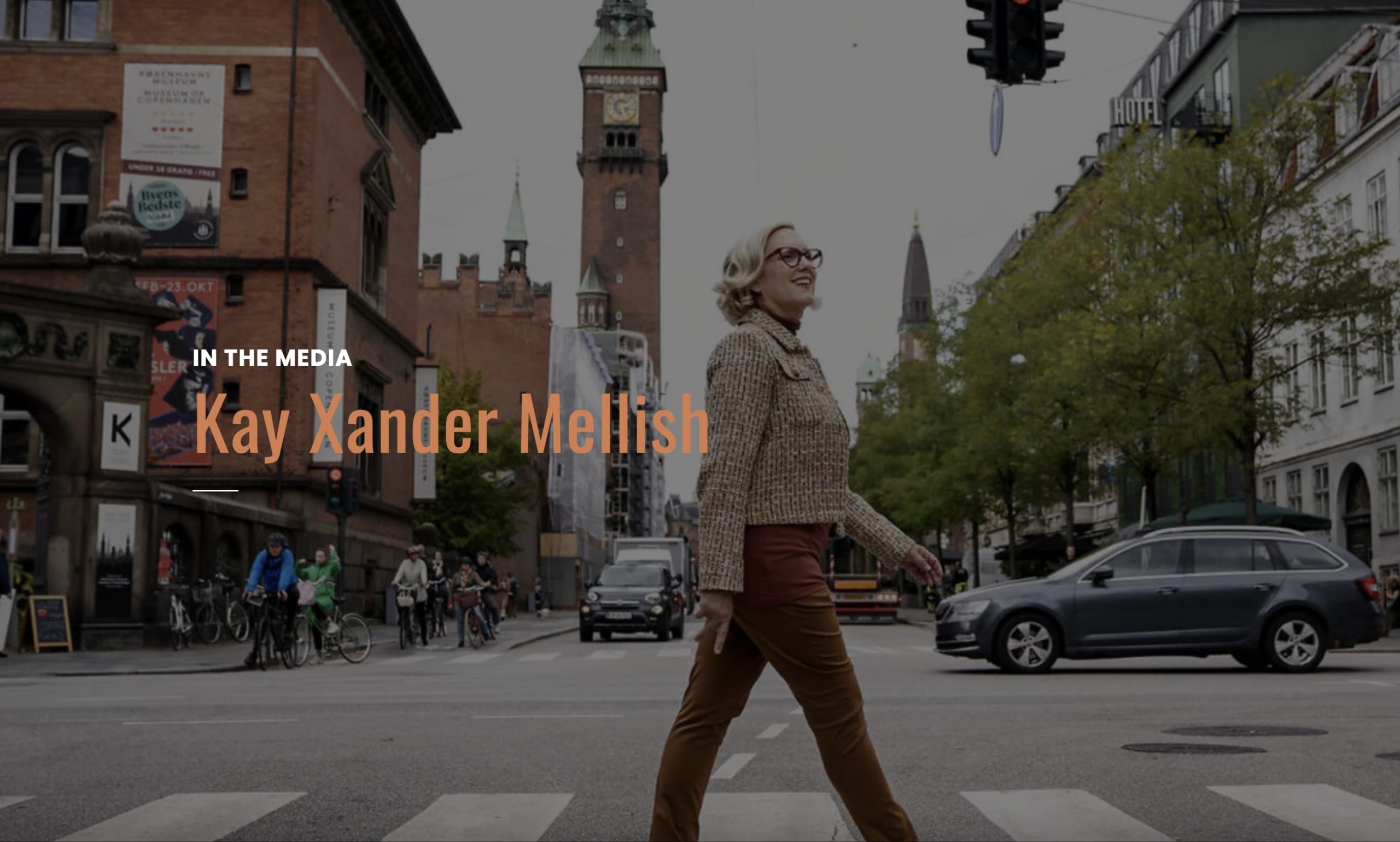 Kay Xander Mellish in the media: Dansktalende amerikaner